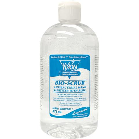 Vision Bio-Scrub Anti-Bacterial Hand Sanitizer with Aloe | Struthmann ...